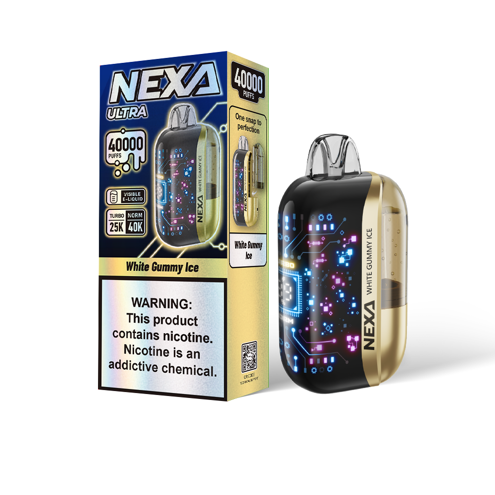 Nexa Ultra 40k - White Gummy Ice | Vape desechable